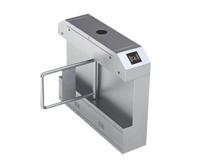 China 530mm Arm Automatic Swing Turnstile Gate with 304 Stainless Steel Construction and 24V DC Operation for sale