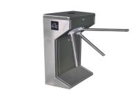China 304 Stainless Steel Waist Height Tripod Turnstile Gate - 510mm Arm Length, 25-30 Persons/Minute Flow Rate for sale