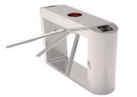 China Single Direction Tripod Turnstile Gate 510mm Arm Length with 25-30 Persons/Minute Flow Rate and -20°C to 60°C Operating Range for sale