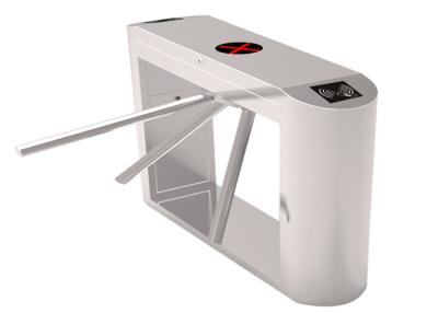 China Single Direction Tripod Turnstile Gate 510mm Arm Length with 25-30 Persons/Minute Flow Rate and -20°C to 60°C Operating Range for sale