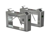 China Biometric Tripod Turnstile Gate with Fingerprint Scanner - 550-600mm Lane Width, 25-30 Persons/Minute Flow Rate for sale