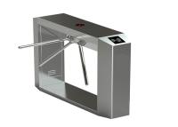 China Biometric Tripod Turnstile Gate with Fingerprint Scanner - 550-600mm Lane Width, 25-30 Persons/Minute Flow Rate for sale