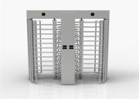 China Solenoid Locking Full Height Turnstile Gate - 500-600mm Arm Length, 25-30 Persons/Minute Flow Rate for sale