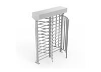 China Biometric Full Height Turnstile Gate 550mm Arm Length 600mm Lane Width for High Security Access Control for sale