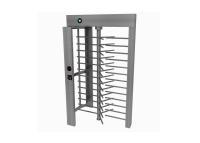 China Biometric Full Height Turnstile Gate 550mm Arm Length 600mm Lane Width for High Security Access Control for sale