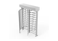 China Biometric Full Height Turnstile Gate 550mm Arm Length 600mm Lane Width for High Security Access Control for sale
