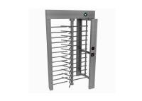 China Biometric Full Height Turnstile Gate 550mm Arm Length 600mm Lane Width for High Security Access Control for sale