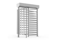 China Biometric Full Height Turnstile Gate 550mm Arm Length 600mm Lane Width for High Security Access Control for sale