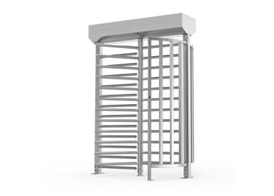 China Biometric Full Height Turnstile Gate 550mm Arm Length 600mm Lane Width for High Security Access Control for sale
