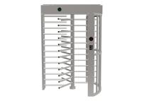 China 304 Stainless Steel Full Height Turnstile Gate with LED Indicators - 550mm Arm Length, 600mm Lane Width for sale