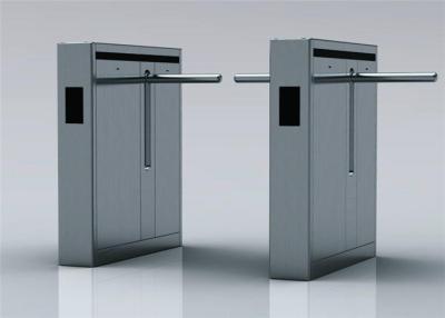 China Programmable Drop Arm Turnstile 316 Stainless Steel with 25-30 Persons/Minute Flow Rate and -20°C to 60°C Operating Range for sale