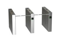China Fingerprint Face Recognition Turnstile with 450mm Arm Length and 25-30 Persons/Minute Flow Rate - SS304 Drop Arm Gate Access Control for sale
