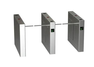 China Fingerprint Face Recognition Turnstile with 450mm Arm Length and 25-30 Persons/Minute Flow Rate - SS304 Drop Arm Gate Access Control for sale