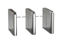 China Fingerprint Face Recognition Turnstile with 450mm Arm Length and 25-30 Persons/Minute Flow Rate - SS304 Drop Arm Gate Access Control for sale