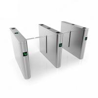 China Synchronization Face Recognition Turnstile with 450mm Arm Length and 30 Person/Minute Flow Rate - Stainless Steel Access Control System for sale