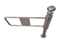 China 90 Degree Manual Swing Pedestrian Turnstile Gate - 1050mm Height 89mm Diameter Stainless Steel Construction for sale