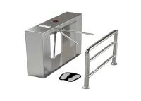 China SS316 Auto Turnstile Gate with 500mm Arm Length and 30 Persons/Minute Flow Rate - IP44 Rated Security Access Control for sale