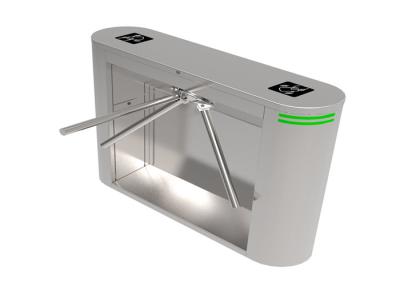 China Anti-Pinch Auto Turnstile Gate with 510mm Arm Length and 25-30 Persons/Minute Flow Rate for sale