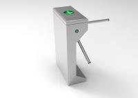 China 220V Electronic Tripod Turnstile Gate - 510mm Arm Length, 25-30 Persons/Minute Flow Rate, SS304 Stainless Steel Construction for sale