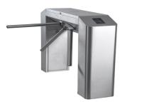 China Auto Reset Bridge Type Stainless Steel Turnstile Gate with 510mm Arm Length and 30 Persons/Minute Flow Rate for sale