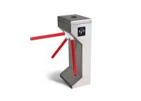 China LED Indicator Auto Turnstile Gate 48x28x98cm Stainless Steel with 40W Power Consumption for sale