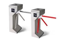 China LED Indicator Auto Turnstile Gate 48x28x98cm Stainless Steel with 40W Power Consumption for sale