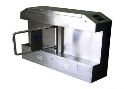 China 1.2m 304 Stainless Steel Dry Contact Swing Turnstile Gate with 180° Swing Angle and 25 Persons/Minute Flow Rate for sale