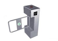 China 180° Rotation Swing Turnstile Gate with 304 Stainless Steel Arm - 20-25 Persons/Minute Flow Rate, DC 24V Motor for sale