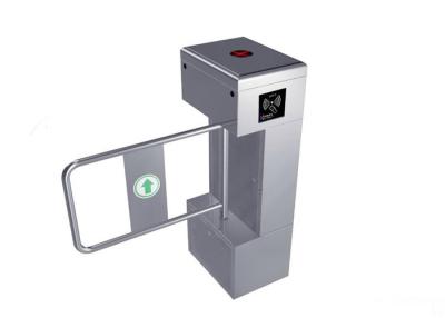 China 180° Rotation Swing Turnstile Gate with 304 Stainless Steel Arm - 20-25 Persons/Minute Flow Rate, DC 24V Motor for sale