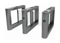 China Programmable Swing Turnstile Gate 1200×220×980mm with 24V DC Motor and IP44 Rating for Access Control for sale