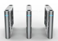 China Programmable Swing Turnstile Gate 1200×220×980mm with 24V DC Motor and IP44 Rating for Access Control for sale