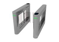 China Programmable Swing Turnstile Gate 1200×220×980mm with 24V DC Motor and IP44 Rating for Access Control for sale