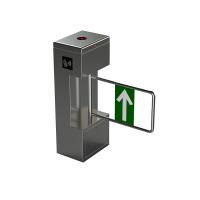 China 304 Stainless Steel Anti-Breakthrough Pedestrian Swing Gate with 180° Rotation and 30 Persons/Minute Flow Rate for sale