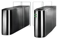 China Crystal Acrylic Flap Access Turnstile Gate - 304 Stainless Steel, 25-30 Persons/Minute Flow Rate, -20°C to 60°C Operating Range for sale