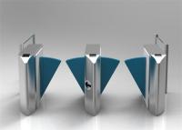 China Anti-Tailgating Optical Barrier Turnstile with 30 Person/Minute Flow Rate and DC 24V Motor for sale