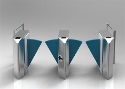 China Anti-Tailgating Optical Barrier Turnstile with 30 Person/Minute Flow Rate and DC 24V Motor for sale