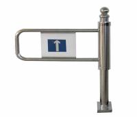 China Self-Recovery Manual Swing Pedestrian Turnstile Gate - 600mm Lane Width, IP55 Rated, 25-30 Passages/Minute for sale