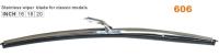 China 16 Inches 18 Inches 20 Inches Stainless Windshield Wiper Blades For Classic Models for sale