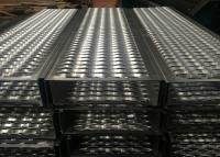 China Perforated Slip Resistant Metal Plate Anti Skid Channels Stainless Steel Walkway for sale