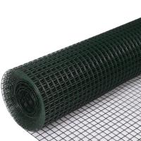 China 15m Length PVC Welded Wire Mesh Waterproof Durable For Birds Cage Farm Fence Iron Wire Fencing Hardware Cloth for sale