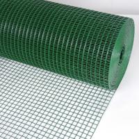 China 9 Gauge PVC Galvanized Welded Fencing Net 3 X 3 Welded Wire Mesh for sale