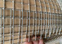 China 1/2 Inch Square Galvanised Welded Wire Mesh Roll For Garden Fence for sale