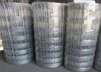 China Galvanized Iron Wire Farm Mesh Fence Silver Color With Hot Dipped Zinc Coating For Easy Installation for sale