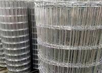 China 100m Roll Galvanized Wire Mesh Hinge Joint Knotted Horse Fence For Cattle Farm Field Zinc Coating 40g Per Square Meter for sale