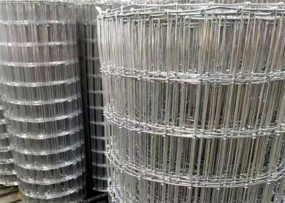 China 100m Roll Galvanized Wire Mesh Hinge Joint Knotted Horse Fence For Cattle Farm Field Zinc Coating 40g Per Square Meter for sale