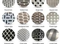 China Hexagonal Perforated Sheet with PVDF Coating for Decorative Metal Mesh Technique Perforated for sale