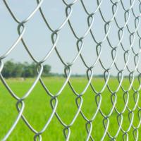 China Farm 4.0mm Wire Diameter Chain Link Fencing Galvanized 70x70mm for sale