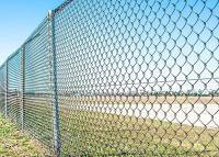 China Galvanized Diamond Wire Mesh Chain Link Fence Rhombus Mesh Gate In Factory Price for sale