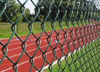 China Sturdy Aluminum Alloy Pvc Coated Chain Link Mesh Fence Galvanized Wire Free Samples Available for sale