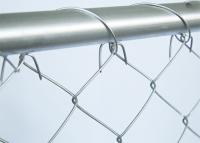 China Chain Link Wire Mesh Fence / Wire Mesh Chain Link Fence Aluminum Alloy Wire PVC Coated Square Holes for sale